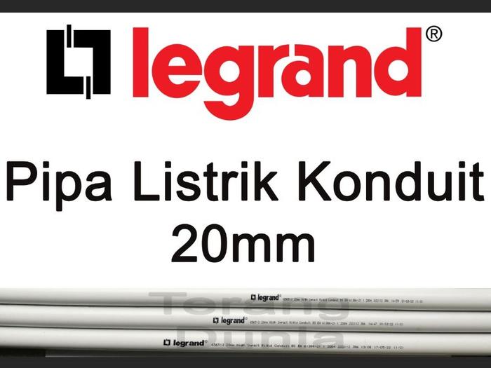 Jual Pipa Conduit Legrand 20mm Pipa Listrik Legrand Conduit 20mm Pipa ...