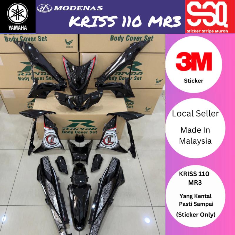 High Quality AAA Premium Sticker Stripe Modenas Kriss 110 MR - TikTok ...