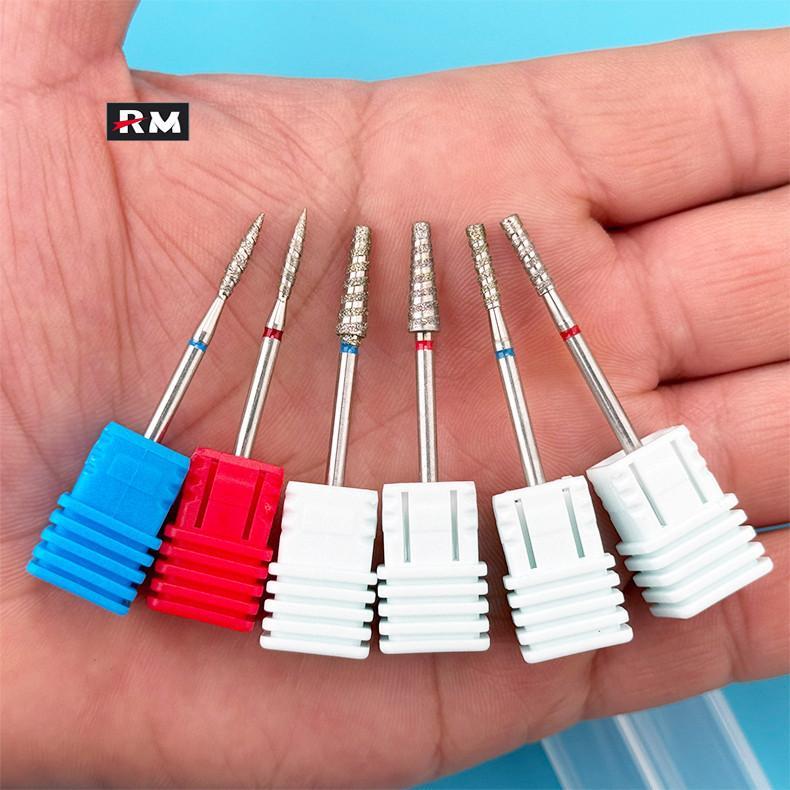 【All Series】Emery Threaded Nail Polishing Head Tooth Spiral Pattern ...