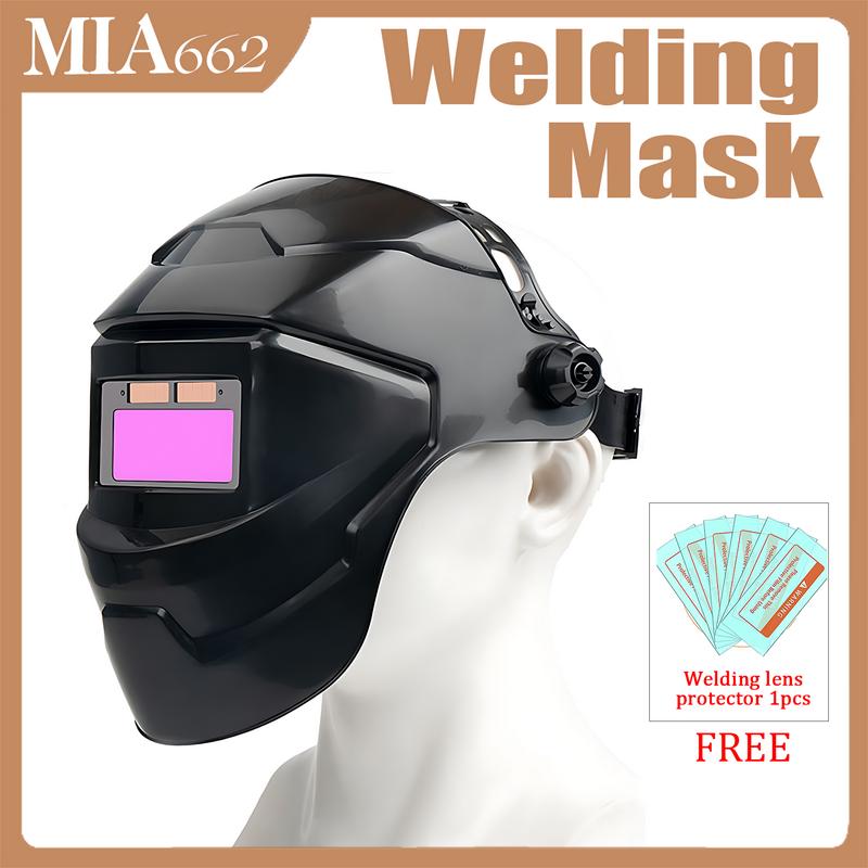 Resist sparks welding helmet auto darkening welding mask aut - TikTok ...
