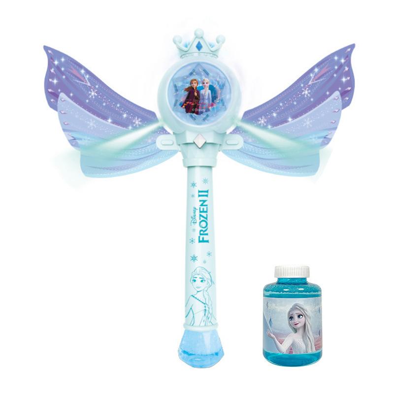 Princess Elsa Children'S Magic Wand Anna Princess Bubble Machine ...