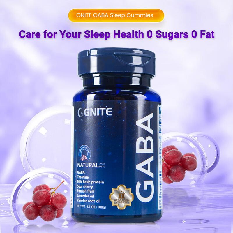 America GNITE GABA Gummies for Better Sleep 60 gummies supplement ...