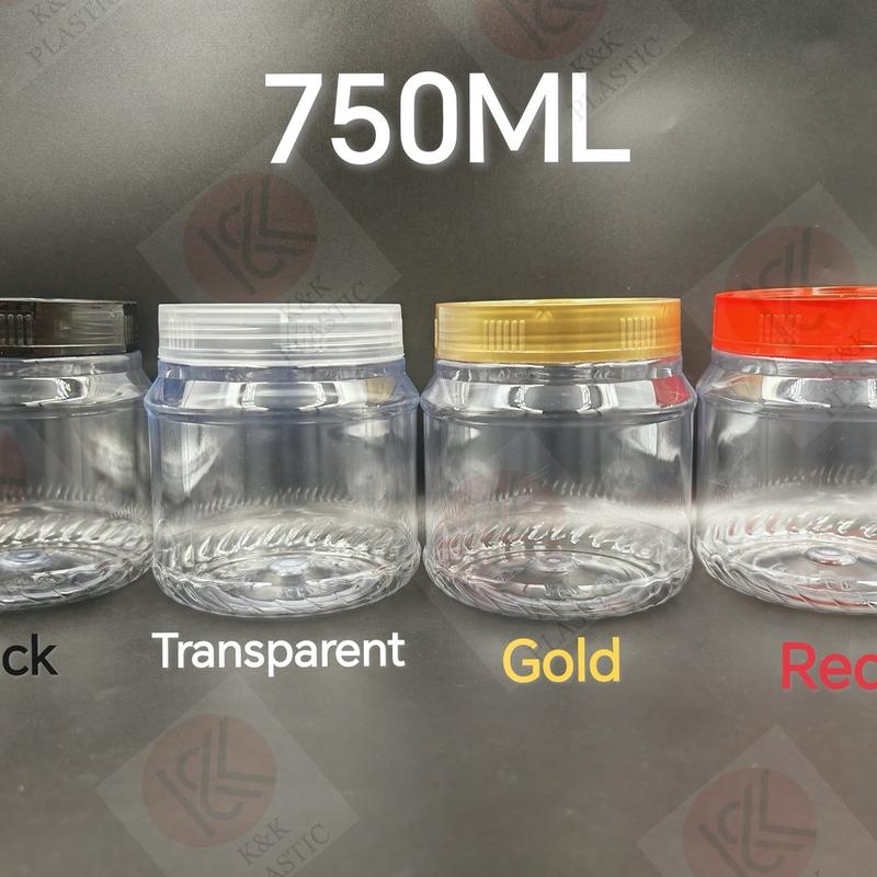 750ML PLASTIC JAR/BALANG KUIH/BALANG KUEH/BALANG RAYA/CANISTER/BOTOL ...