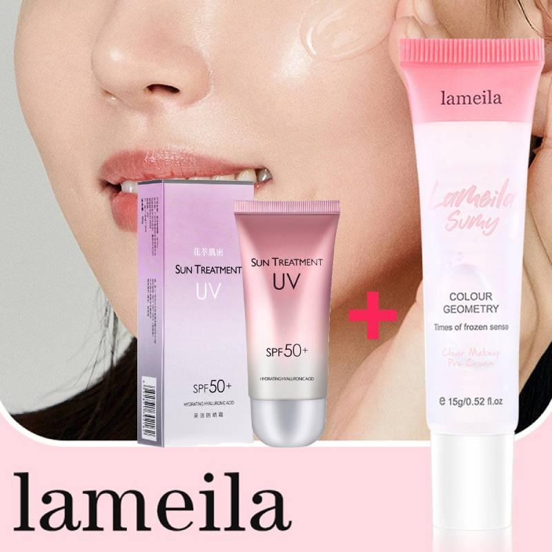 LAMEILA Makeup Front + Sunscreen SPF50+ Milk Base Makeup Primer ...