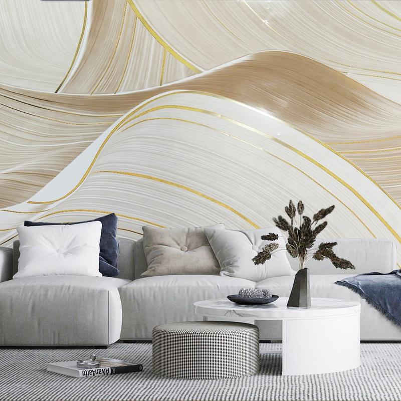 BHW Wall Sticker 280CM * 120CM Gold-Finished Ink Faux Marble - TikTok ...