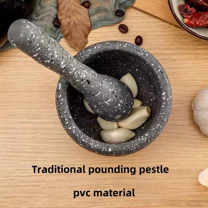 Mortar and Pestle set Garlic Press ABS Lesung Kecil Penumbuk - TikTok ...