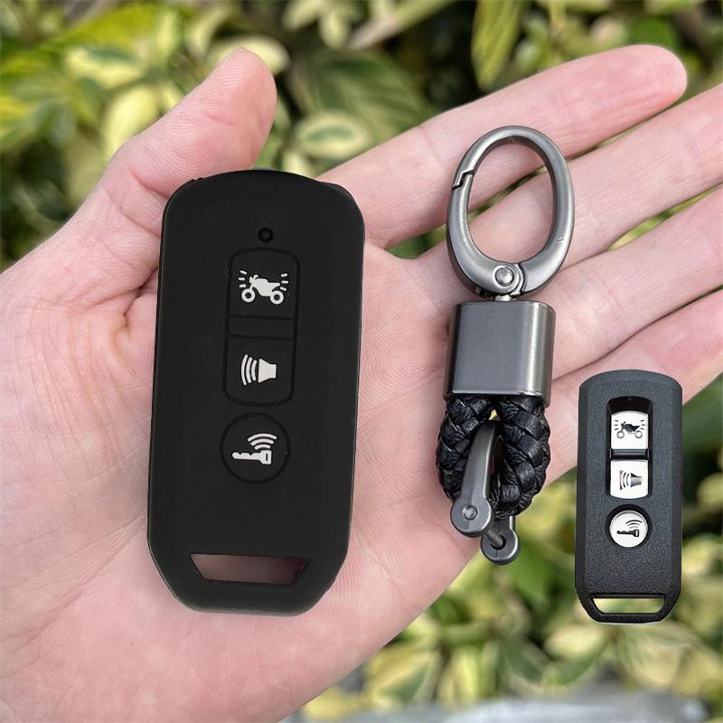 Silicone Motorcycles Key Cover Holder Shell Fob for Honda Ad - TikTok ...