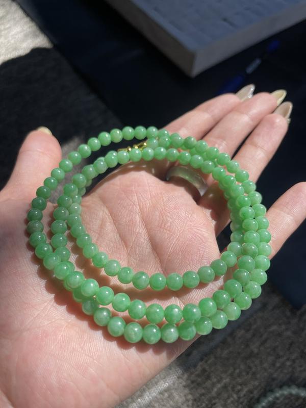 Kalung Hijau, Jed A-Grade Burma Alamiah, Seluruh Reka Bentuk - TikTok ...