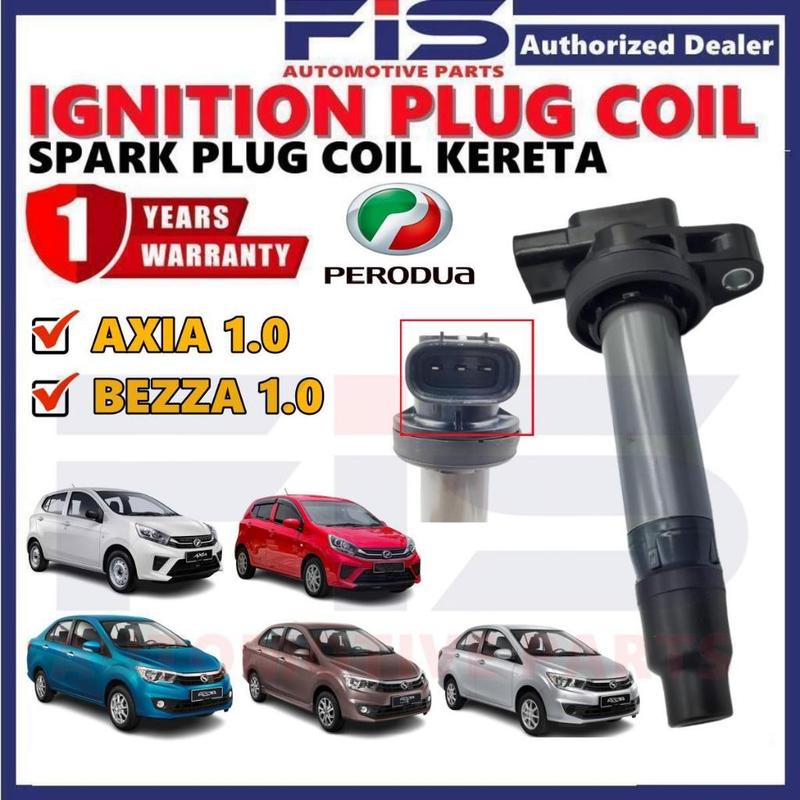 FIS Koil Plug Kereta Car Ignition Coil Plug Perodua Bezza 1.0 Axia 1.0 ...
