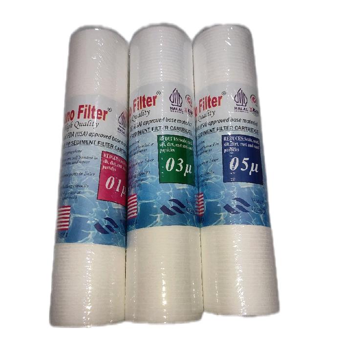 Jual Nano Filter 10in ada 01,03,05 micron hrg 1pcs Filter Air RO - Kab ...