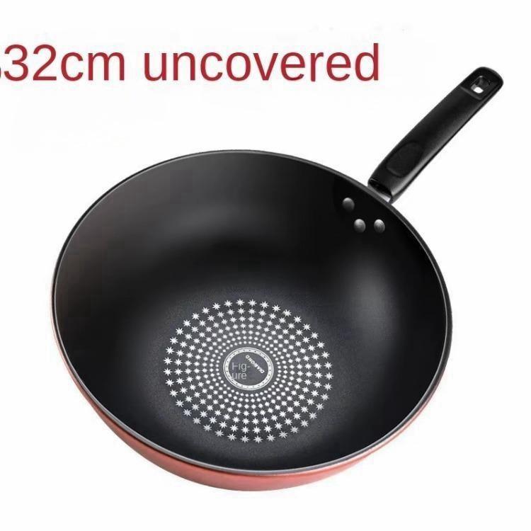 32cm Non-Stick Frying Pan - Durable Nonstick Wok for Gas ...