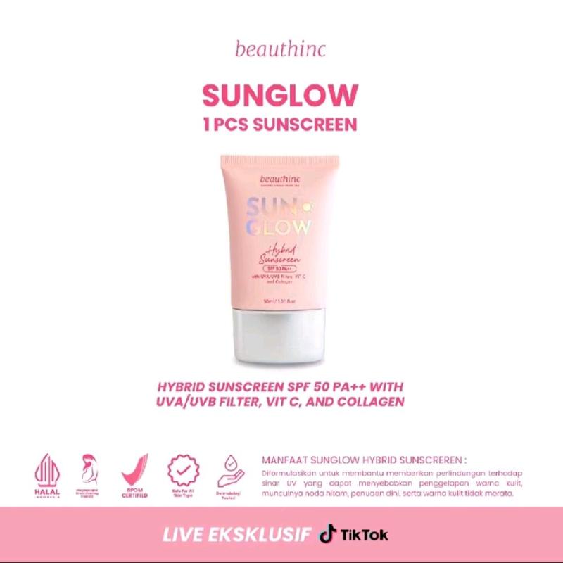 Beauthinc Sun Glow SPF 50 PA++ Perawatan Muka - Shop | Tokopedia
