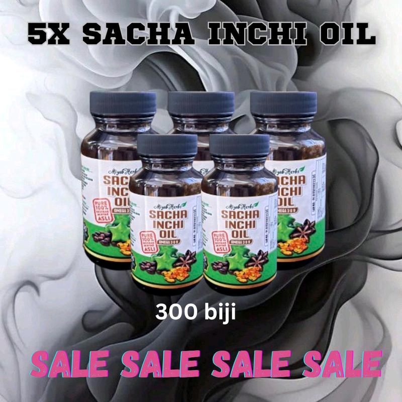 5 BOTOL SACHA INCHI ( 300 SOFTGEL) - TikTok Shop Malaysia