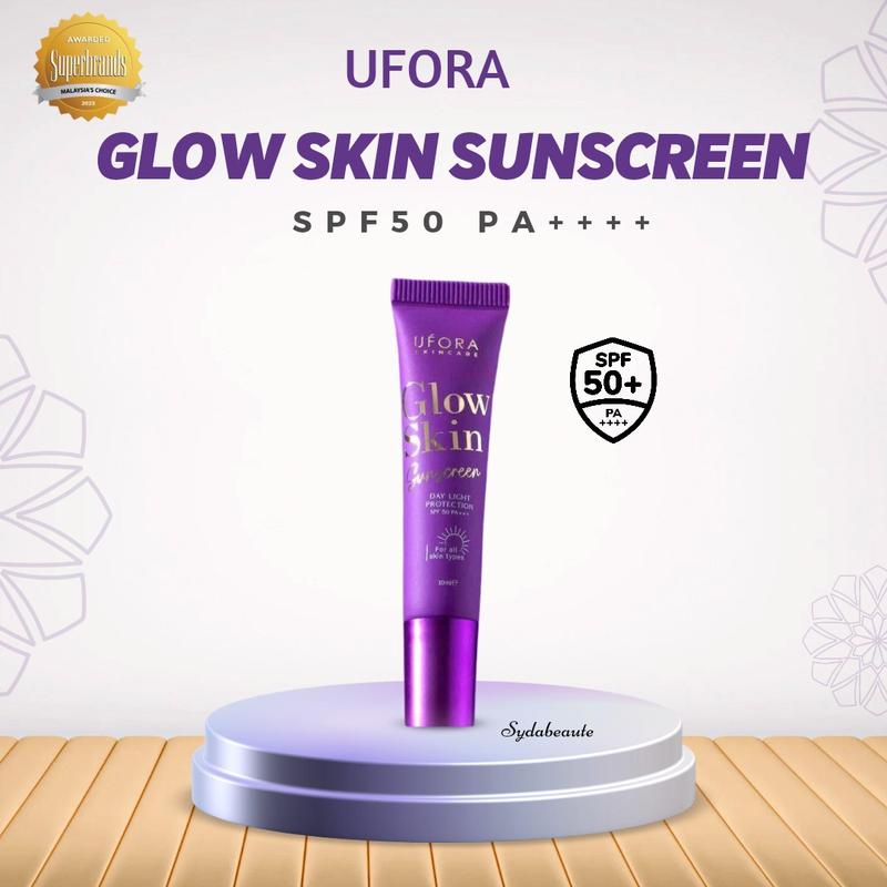 UFORA GLOW SKIN SUNSCREEN SPF50+PA++++ - TikTok Shop Singapore