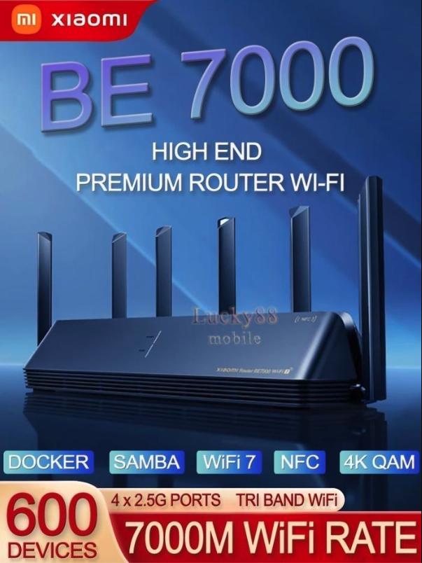 Promo MIJIA BE7000 NFC WIFI MESH WIFI 7 ROUTER China Version TRI BAND ...