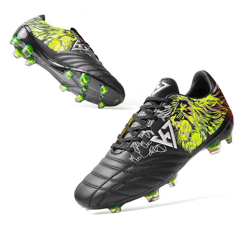 K7 - Sepatu Bola Lion FG Black Green - Dewasa dan Anak Boots - Shop ...