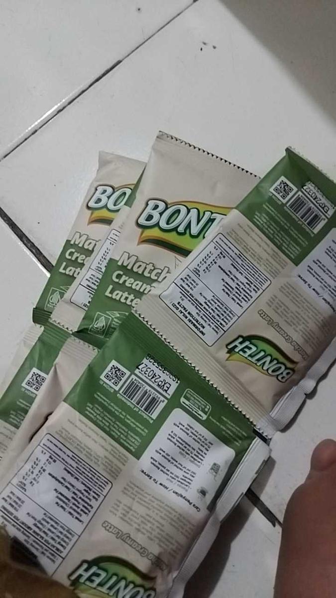 BONTEH Matcha Creamy Latte 25g x 10 Pcs Minuman Instan Rasa Lembut ...