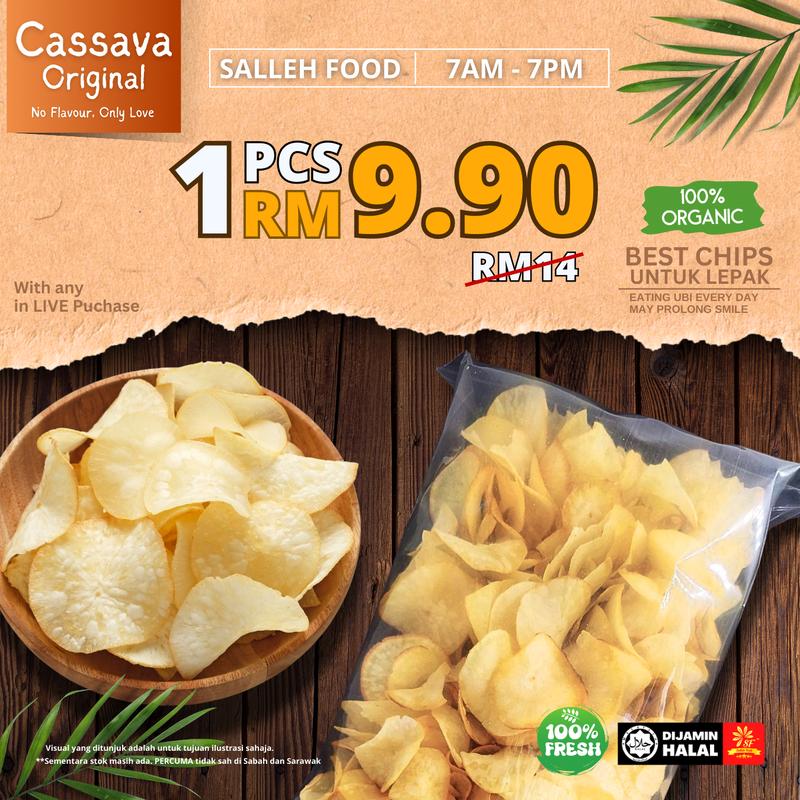 Kerepek Ubi Masin Kerepek Ubi Original 450g Pack Salleh Food - TikTok ...