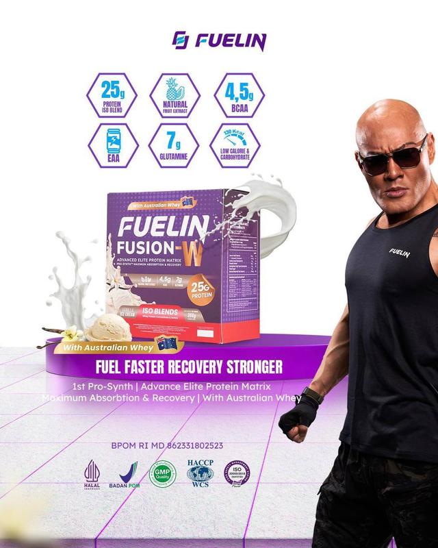 Fuelin - Fusion W ISO Blends ( Whey Protein & Isolate ) 10 sachet ...