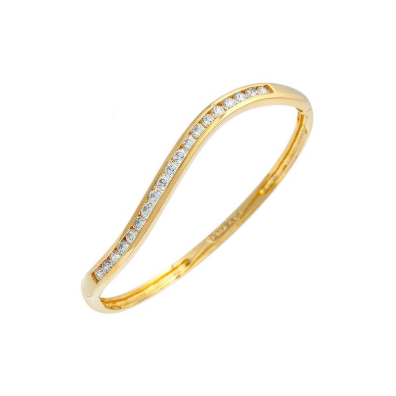 (BG 5002) GELANG TANGAN BANGLE DIAMOND BERALUN - TikTok Shop Malaysia