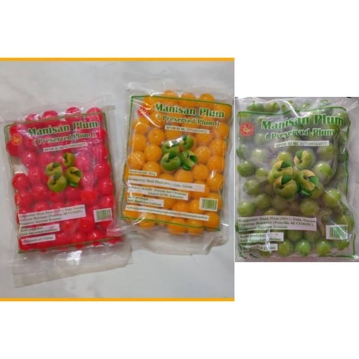 Jual Enak Manisan buah plum liko imlek cina merah kuning ang lee CLJ ...