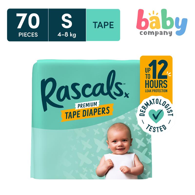 Rascal + Friends Diapers Tape Jumbo Pack - Small, 70 pads - TikTok Shop ...