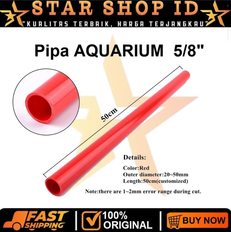 PIPA AQUARIUM MERAH - Pipa PVC Akuarium Universal 5/8 50cm - Shop ...