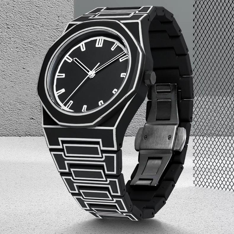 Jam Tangan Kuarza, Fesyen, Gaya Kasual, Uniseks, Kalis Air, Reka ...