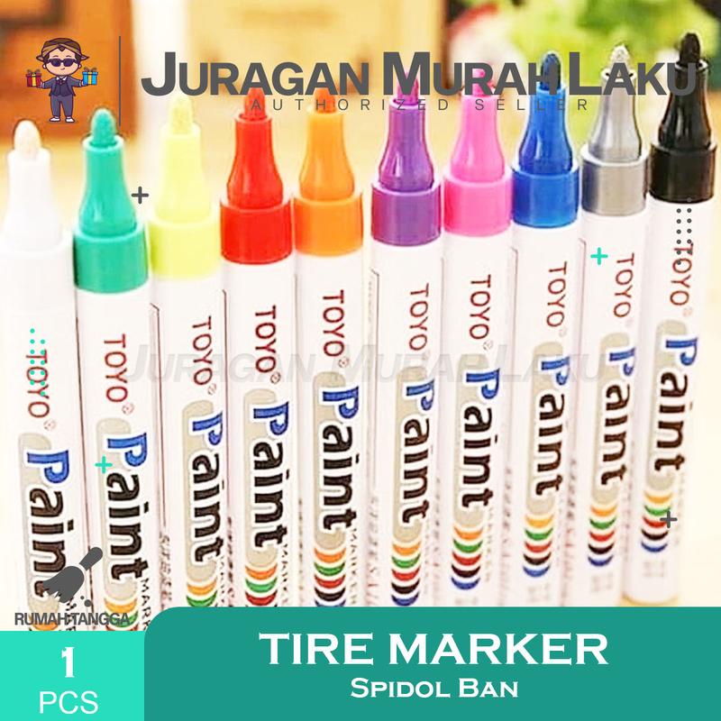 Spidol Ban TOYO Paint Marker Original Spidol Nat Keramik - Shop | Tokopedia