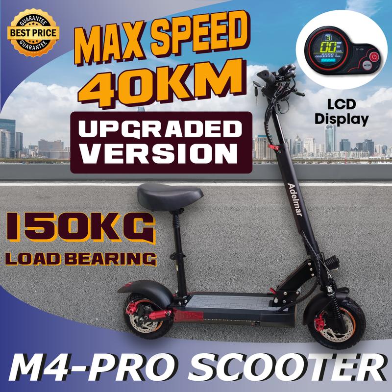 M4 PRO Electric Scooter 500W 48V 16AH Lithium battery scoote - TikTok ...
