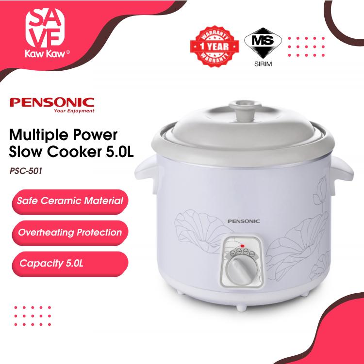 Pensonic 5L Elektrik Periuk Perlahan Slow Cooker Ceramic (PSC-501 ...