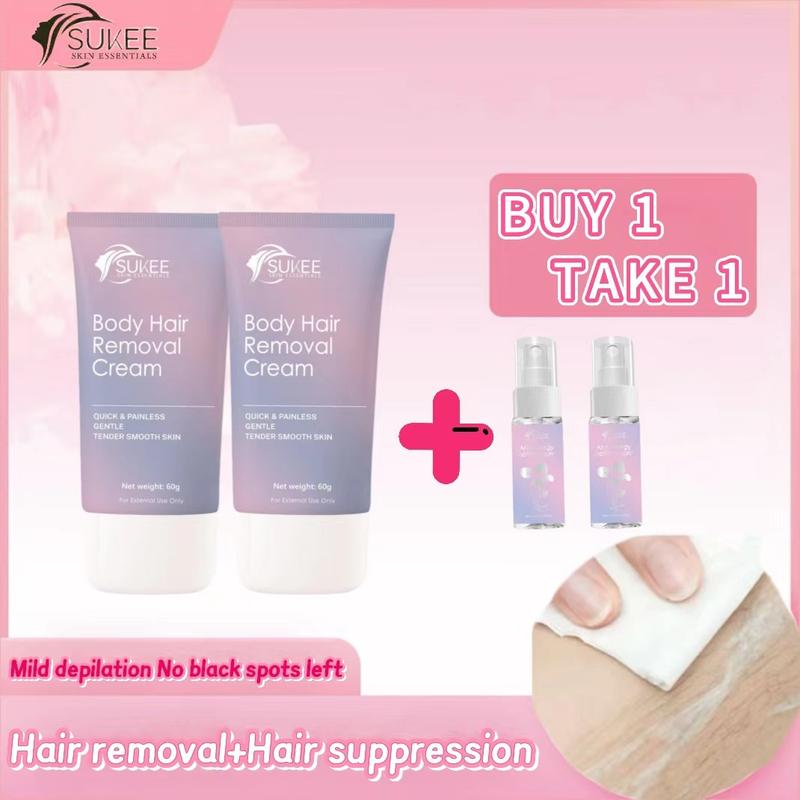 【BUY 1 TAKE 1】SUKEE Hair Removal Cream 60g with Anti-allergy - TikTok ...