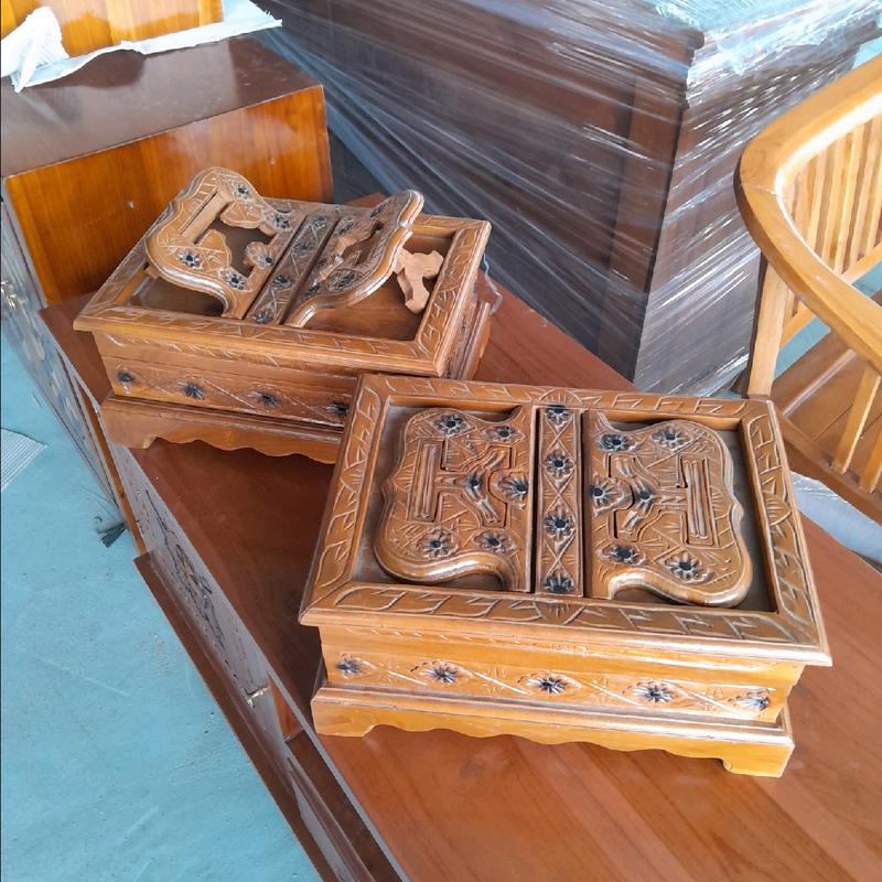 REHAL box kayu jati solid wood REHAL jati - TikTok Shop Malaysia