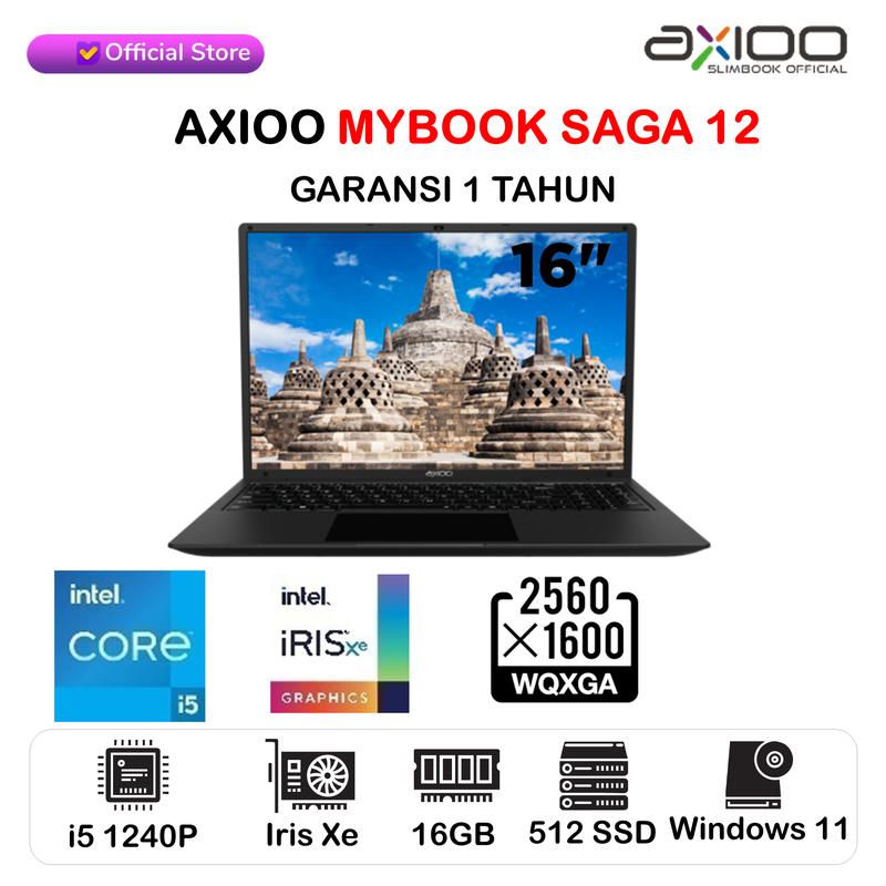 LAPTOP AXIOO MYBOOK SAGA 12 | i5 1240P 16GB 512 SSD Windows 11 - Shop ...