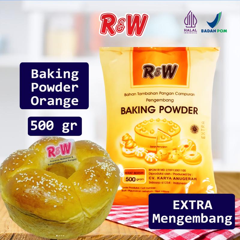Baking Powder Pengembang Kue Rajawali R&W RW Orange Extra 50 - Shop | Tokopedia