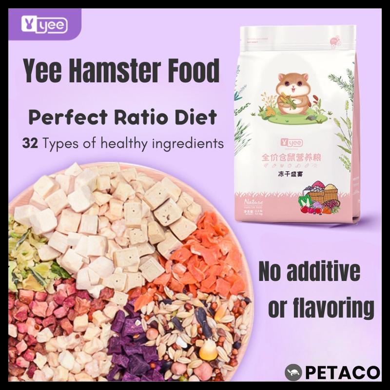 Yee Premium Hamster food 1kg seafood chicken meat fruit Veggie - TikTok ...