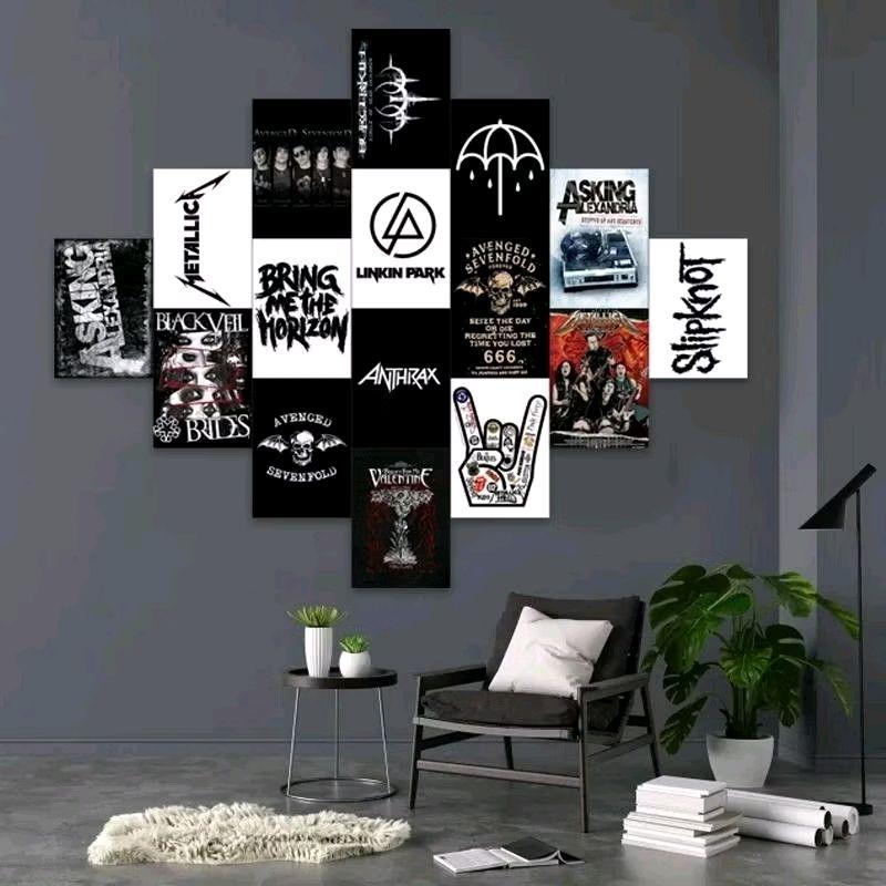 Poster Aesthetic 16 PCS Absurd Band Metal | SC182 l - Shop | Tokopedia