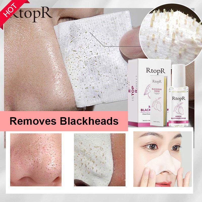 [COD&Fast] RtopR 10ml+50pcs paper Mango Blackhead Remover Mask - TikTok ...