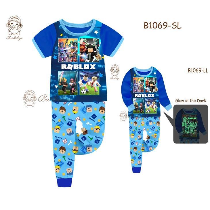 B1069 Roblox Glow in the Dark Sleepwear / Baju Tidur (3 -13y) - TikTok ...