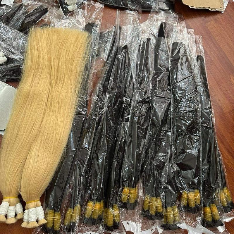 Human hair extension 100gram long 60cm - TikTok Shop Malaysia