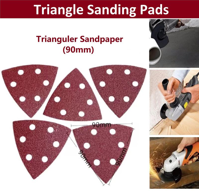 Sandpaper Sanding Sheets Kertas Pasir Segi Tiga Triangle Sanding ...