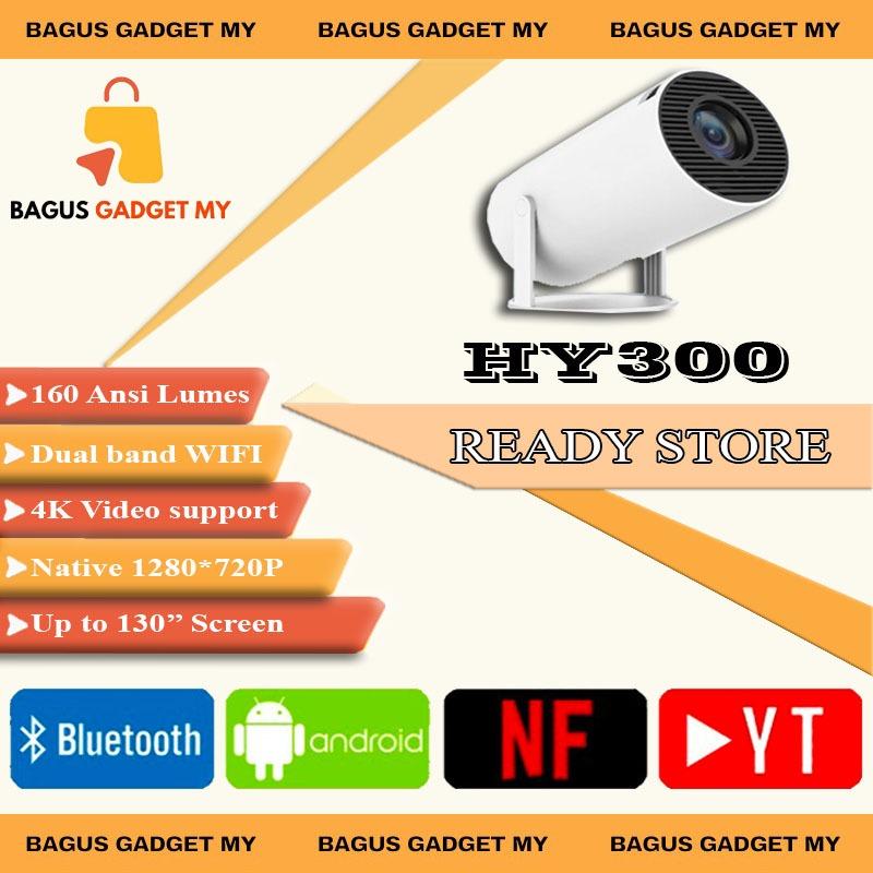 HY300 PRO 4K 1280*720P SMART PROJECTOR WITH DUAL BAND WIFI + - TikTok ...
