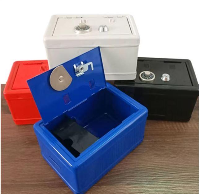 Household Insurance Box Vertical Mini Metal Safe Car Safe Ke - TikTok ...