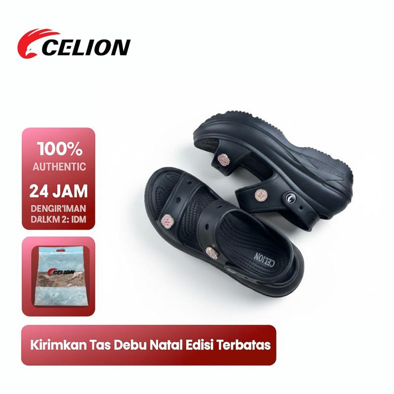 CELION Sendal Hak Wedges Anggun Modern KODE 1113-AG1 Bahan EVA Rubber ...