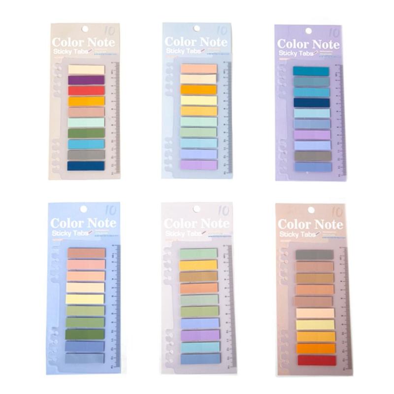 3pack useful Bookmark Sticky Notes Semi-Transparent Novelty Paster ...