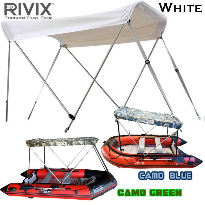 RIVIX Canopy Roof Top Cover Sun Shade inflatable Boat Dinghy - TikTok ...