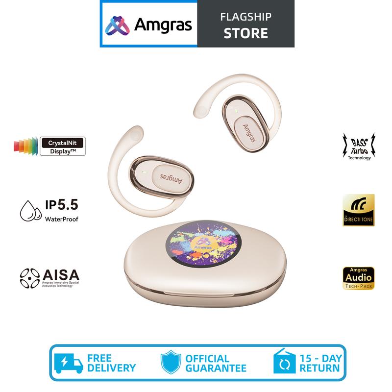 Amgras OpenEcho Ⅵ Ultra Smart earphone bluetooth Air Conduction ...