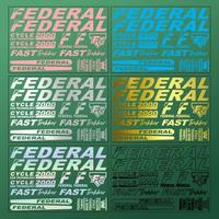 Jual Cutting Sticker FEDERAL FAST TREKKER Stiker Sepeda MTB Bike ...