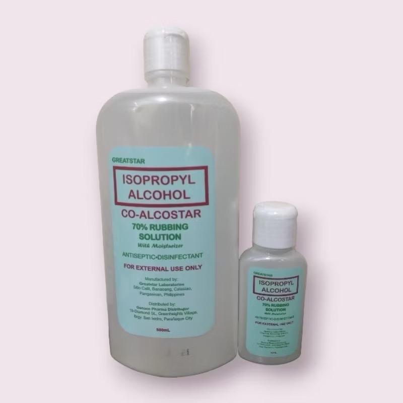 Isopropyl alcohol Alcostar 70% Rubbing alcohol 500 ml and 60 - TikTok ...