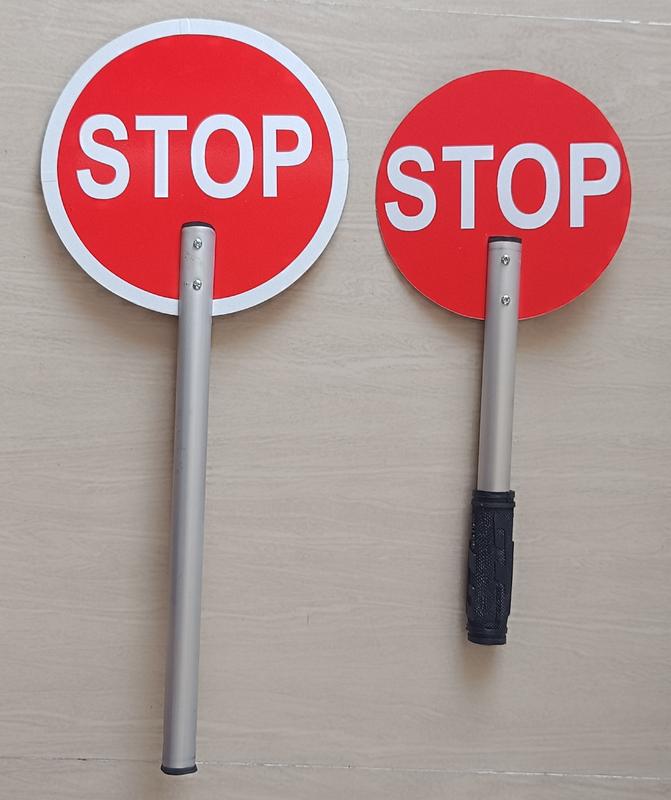 Rambu Tongkat STOP Penyebrangan Bulat - Tongkat Security - Shop | Tokopedia